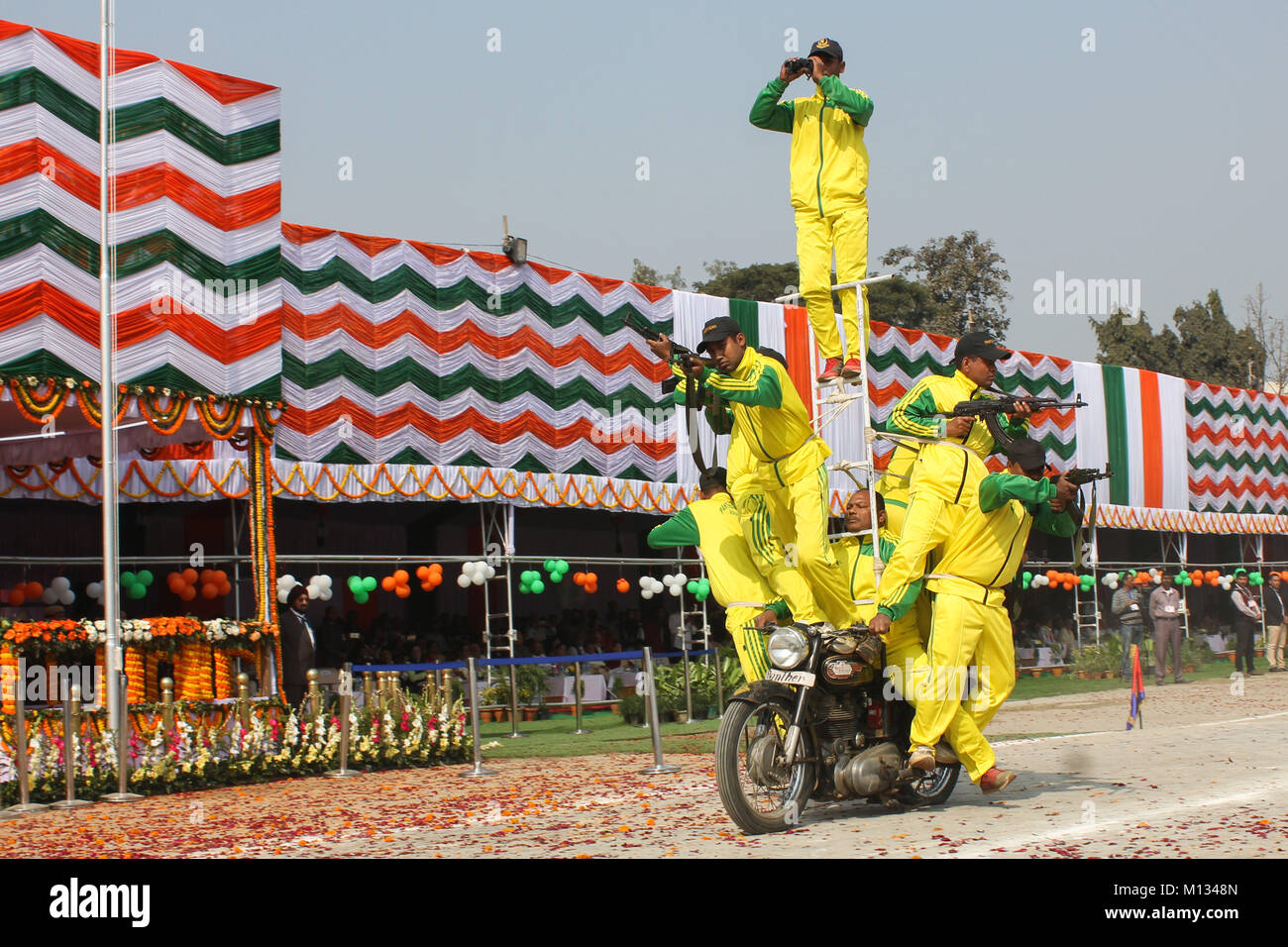 Republic day parade bike hi-res stock photography and images - Alamy