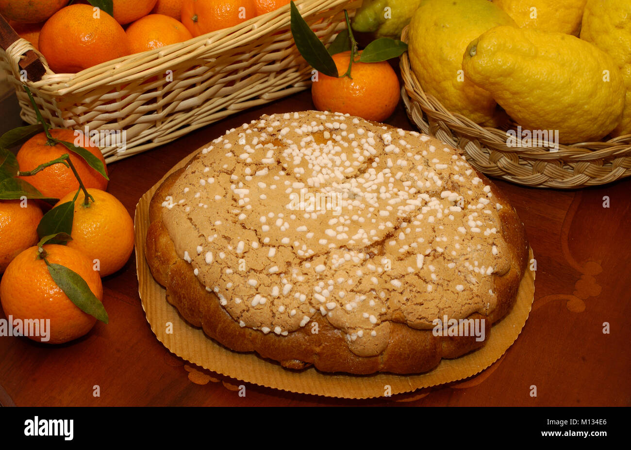 Italy Epiphany cake Stock Photo - Alamy