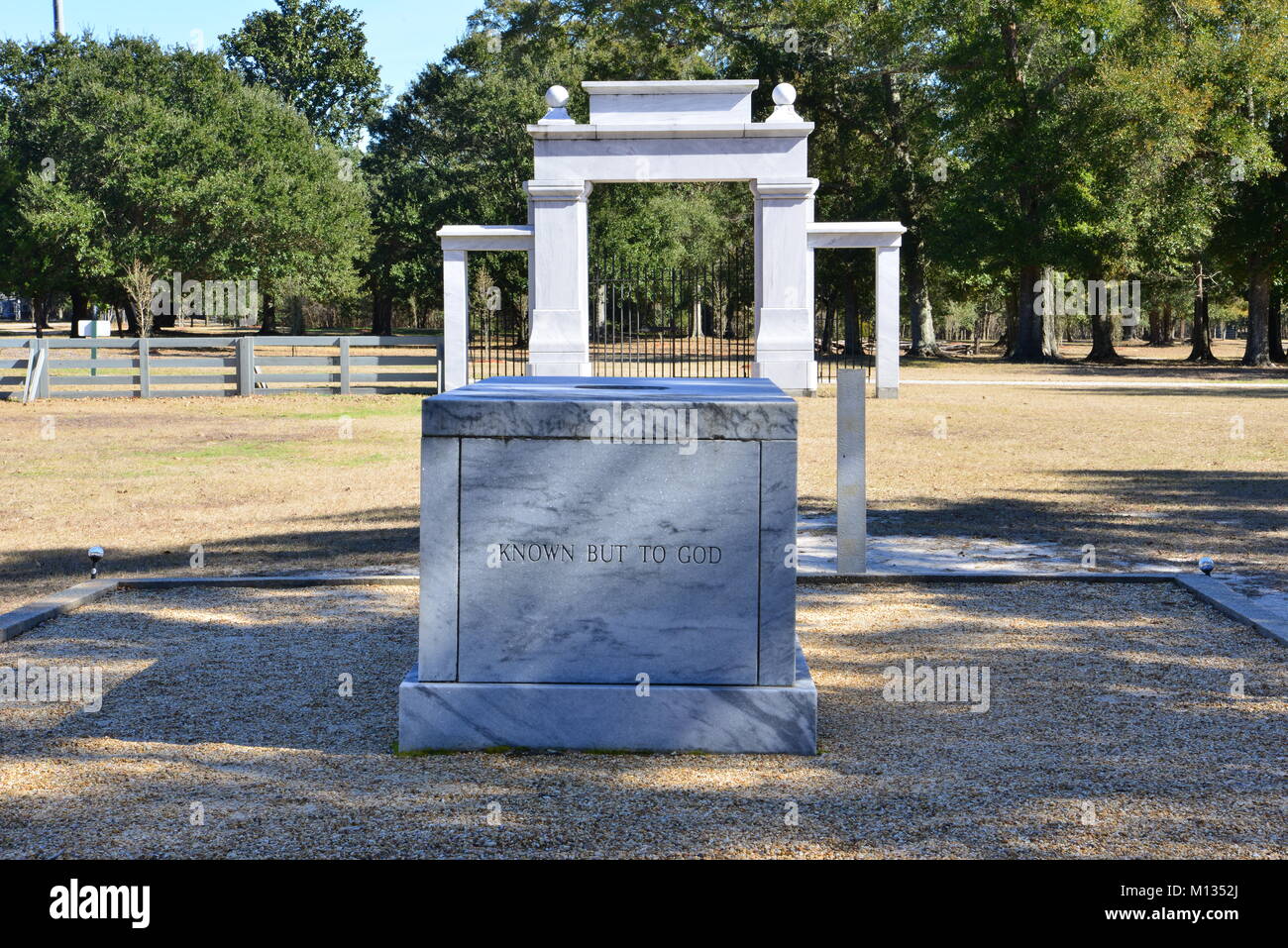 The grave of the unknown Confederate soldier Stock Photo - Alamy