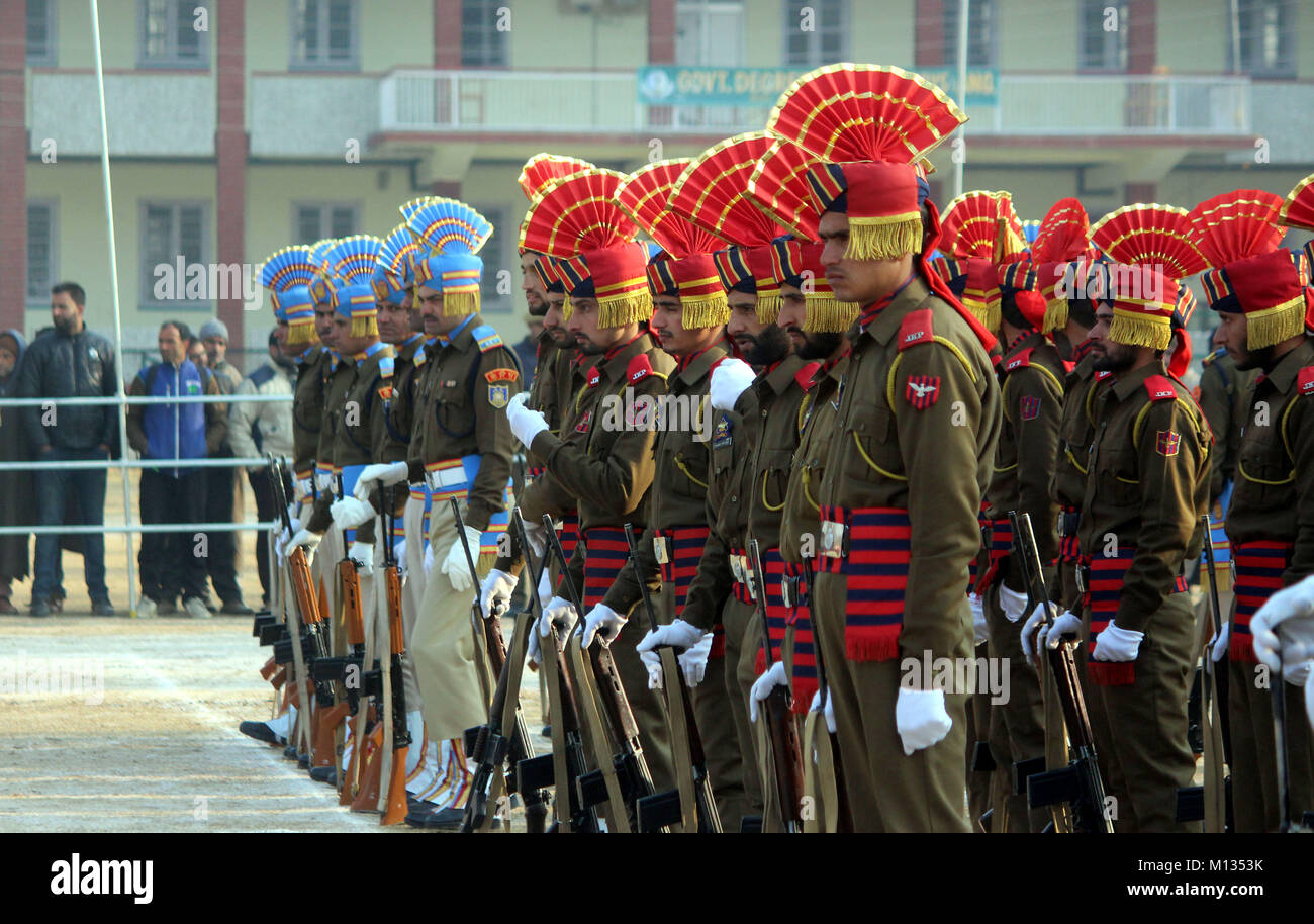 Kashmir police personnel hi-res stock photography and images - Alamy