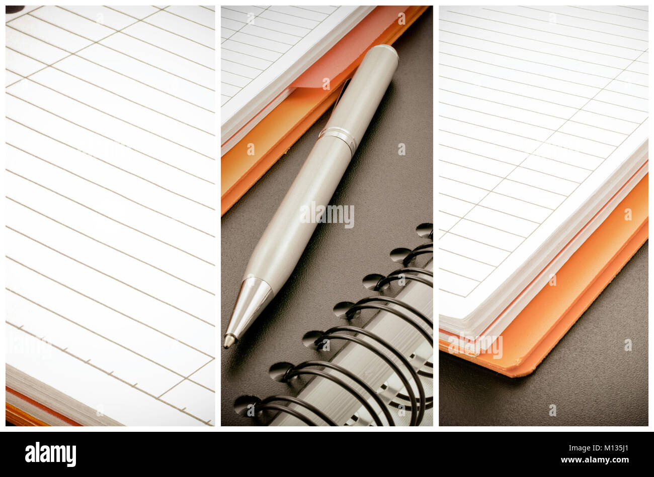 Collage stationary hi-res stock photography and images - Alamy