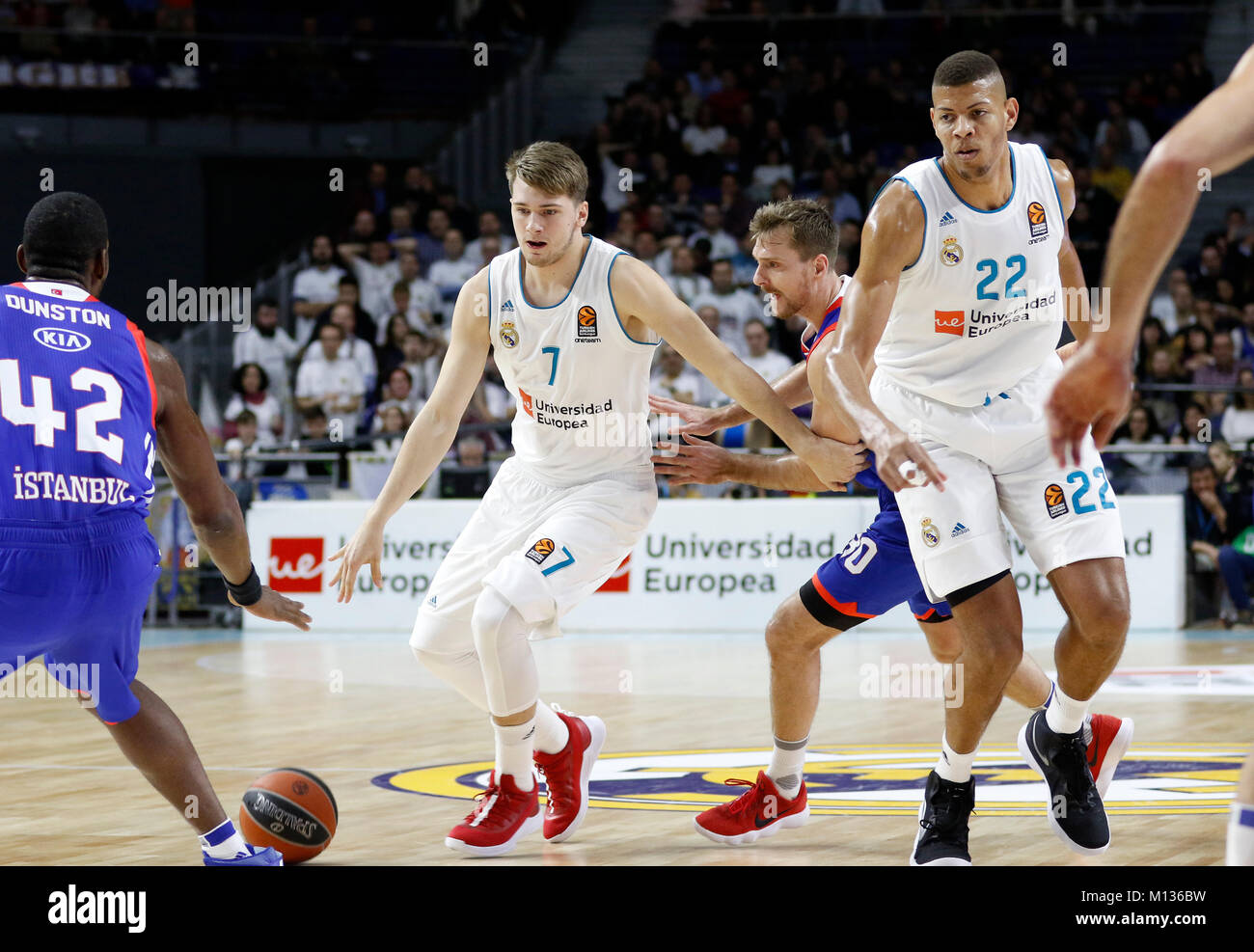 Real Madrid Baloncesto vs Anadolu Efes at the WiZink Center stadium in ...