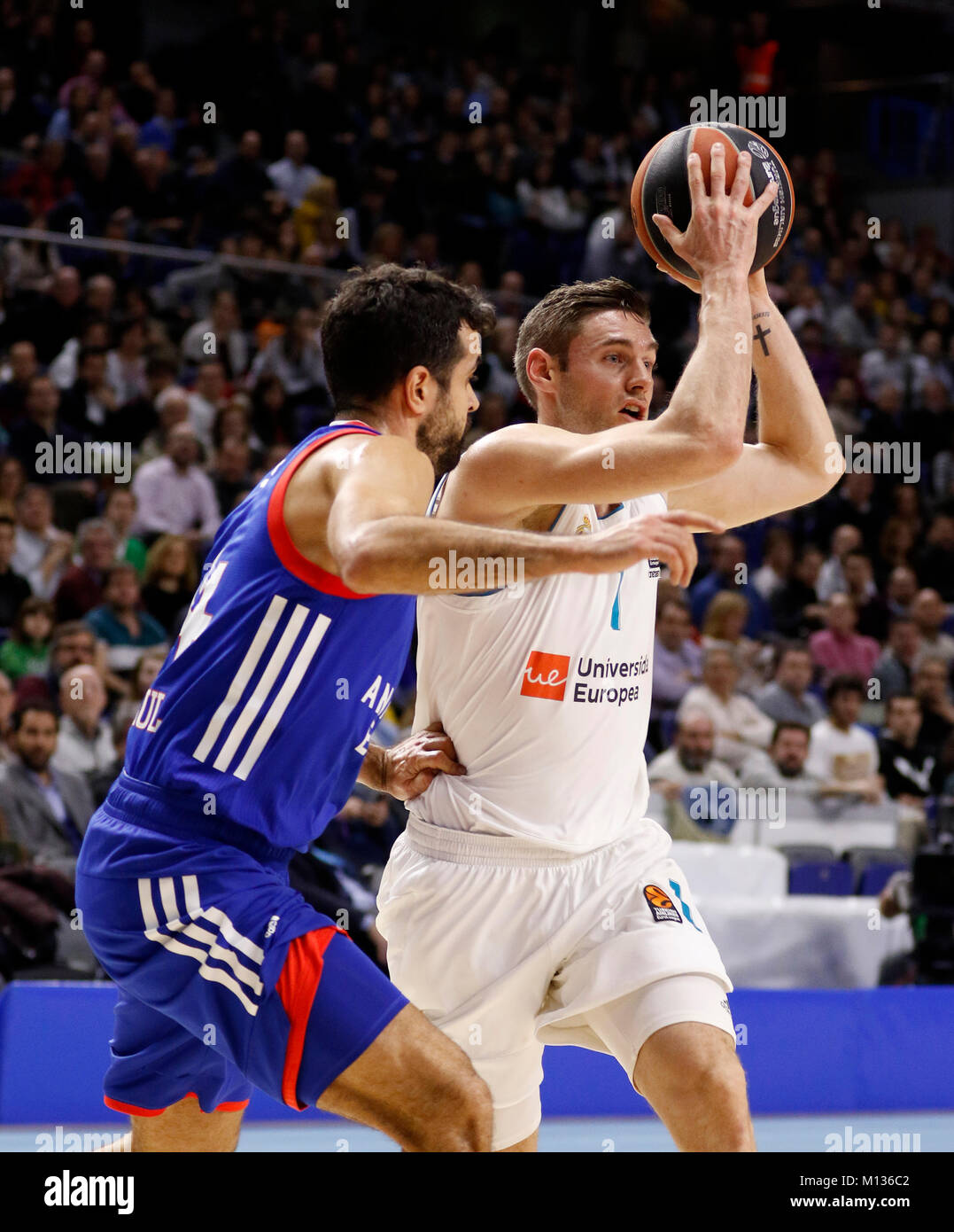 Real Madrid Baloncesto vs Anadolu Efes at the WiZink Center stadium in ...