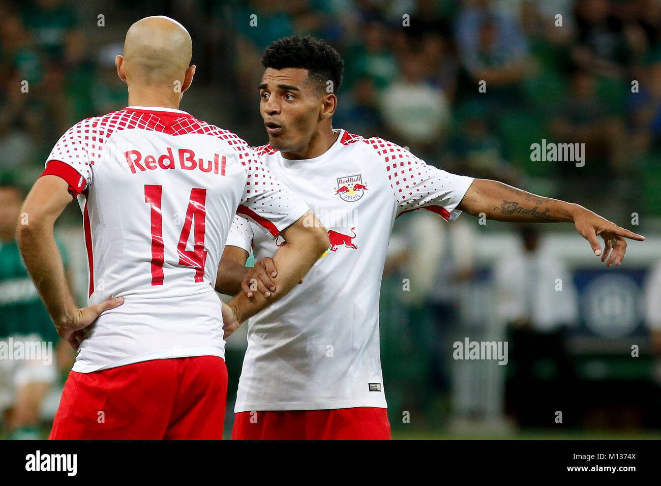 SÃO PAULO, SP - 25.01.2018: PALMEIRAS X RB BRASIL - Nininho and ...