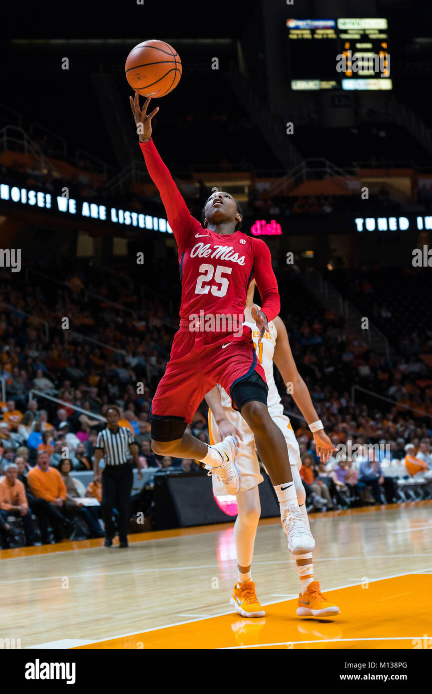 January 25, 2018: Alissa Alston #25 of the Mississippi Lady Rebels ...