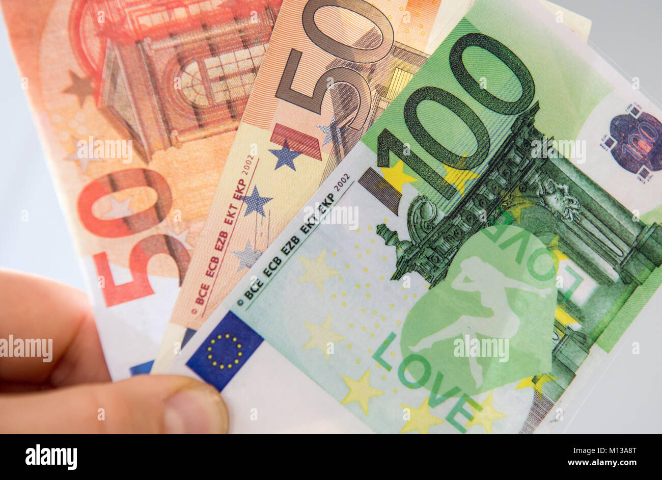 Counterfeit euro bills german hi-res stock photography and images - Alamy