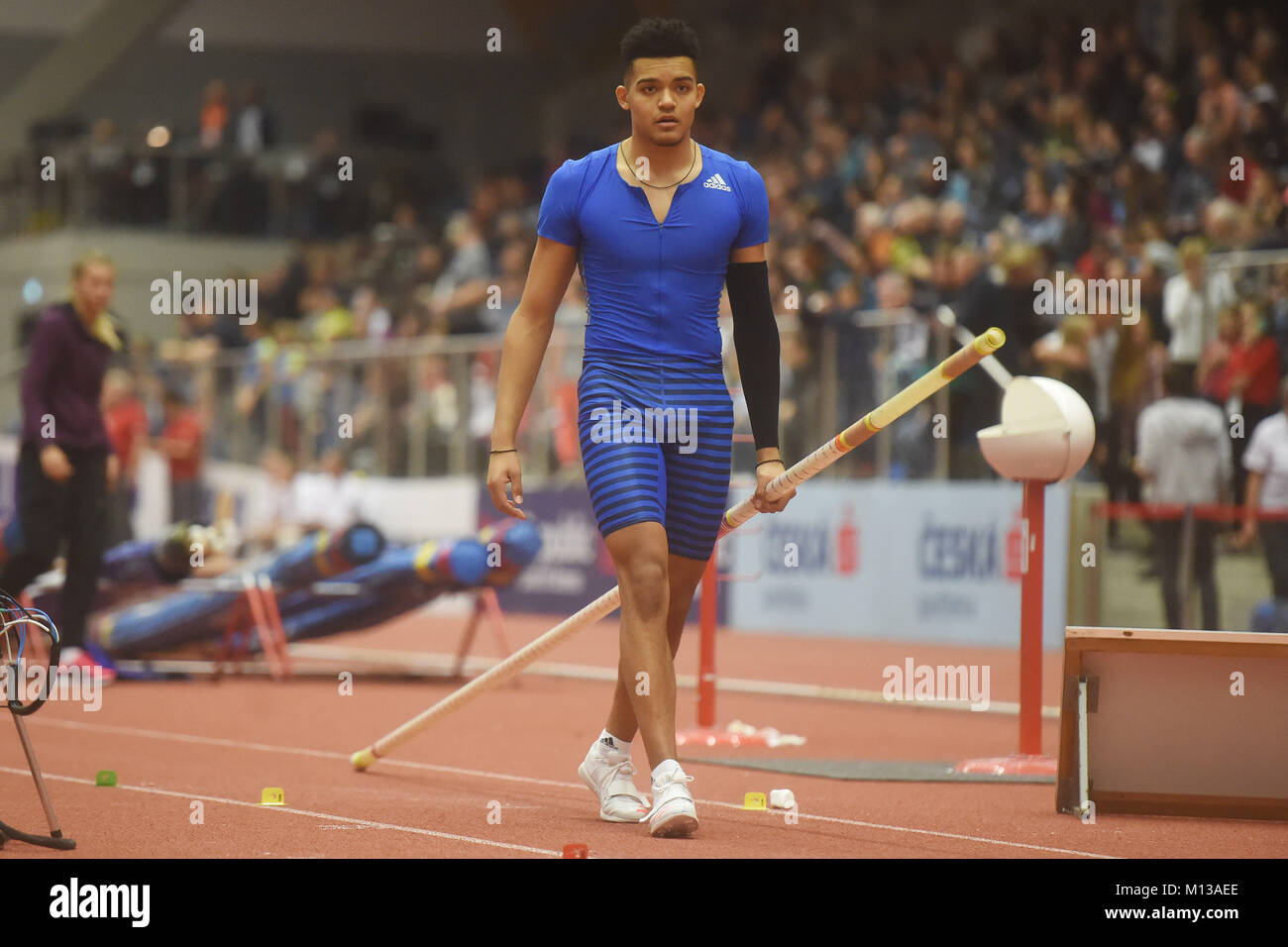 Ostrava, Czech Republic. 25th Jan, 2018. EMMANUIL KARALIS of Greece won ...