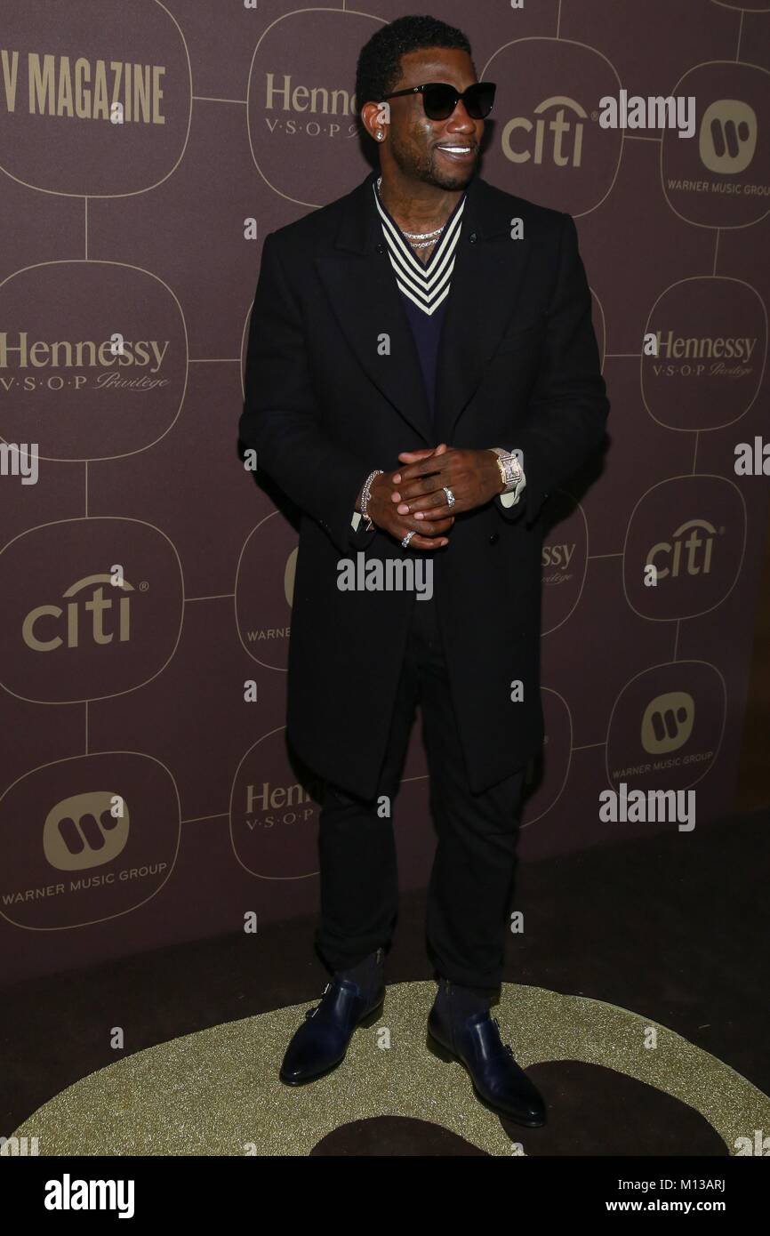New York, NY, USA. 25th Jan, 2018. Gucci Mane at arrivals for Warner ...