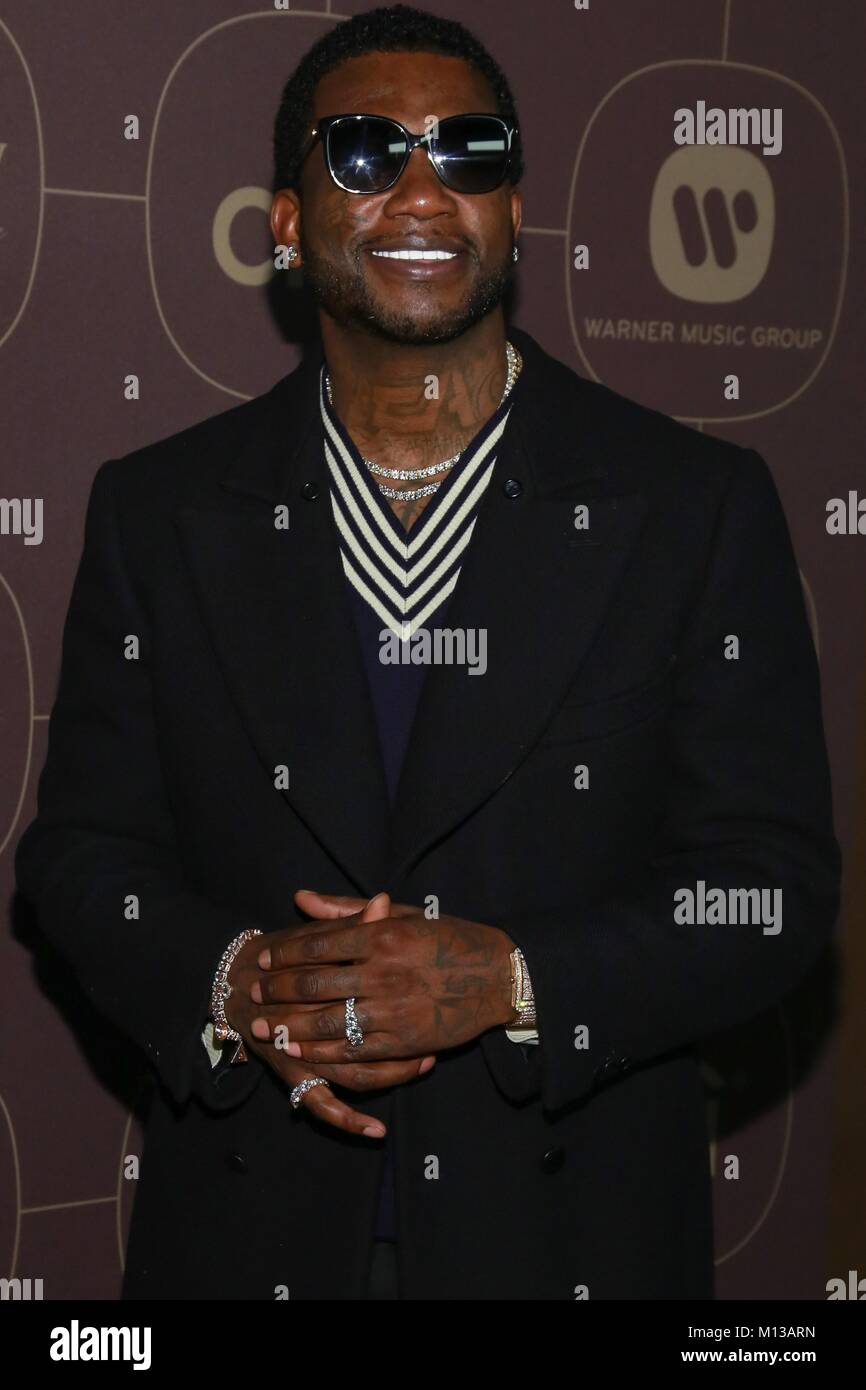 New York, NY, USA. 25th Jan, 2018. Gucci Mane at arrivals for Warner ...