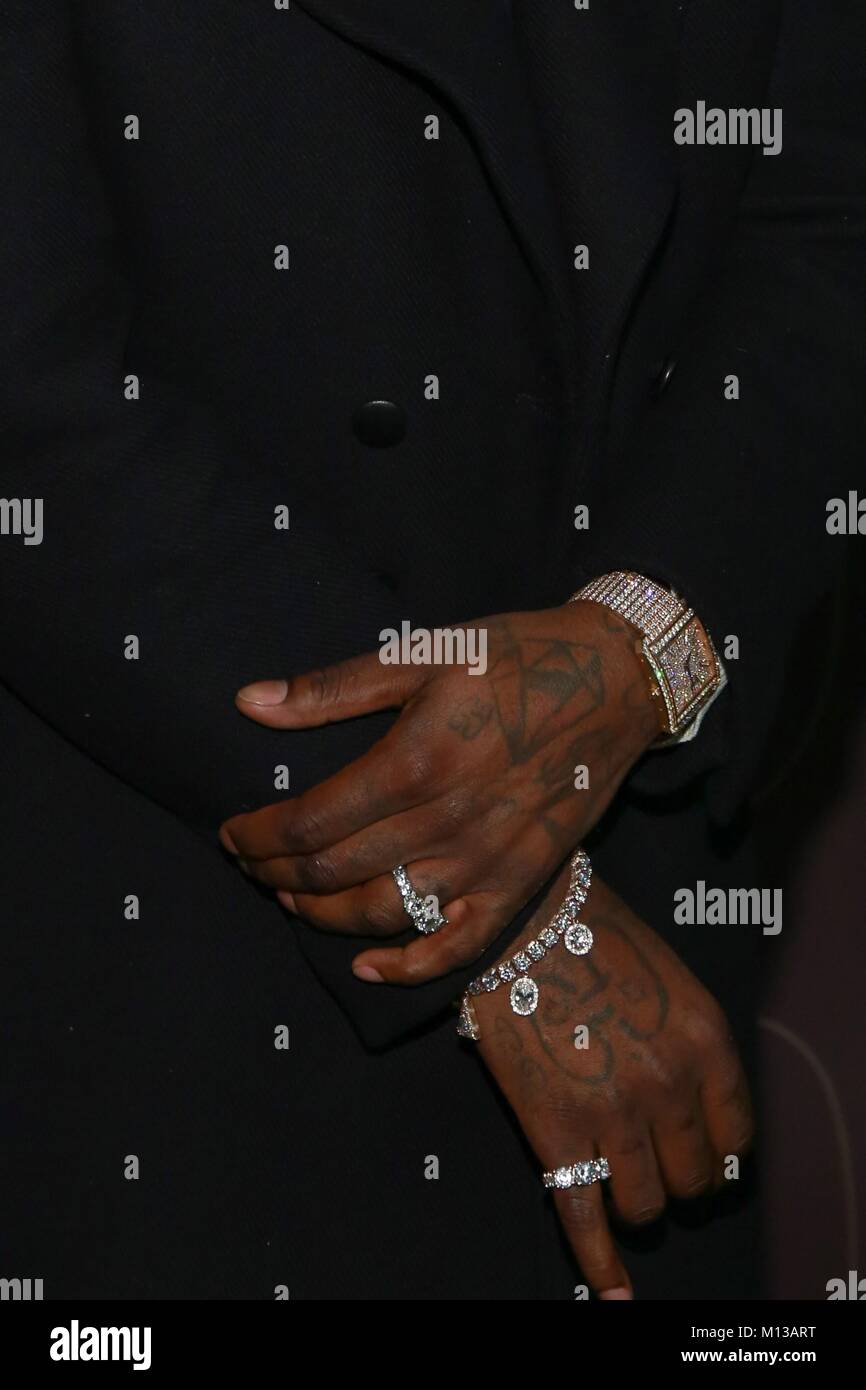 New York, NY, USA. 25th Jan, 2018. Gucci Mane at arrivals for Warner ...