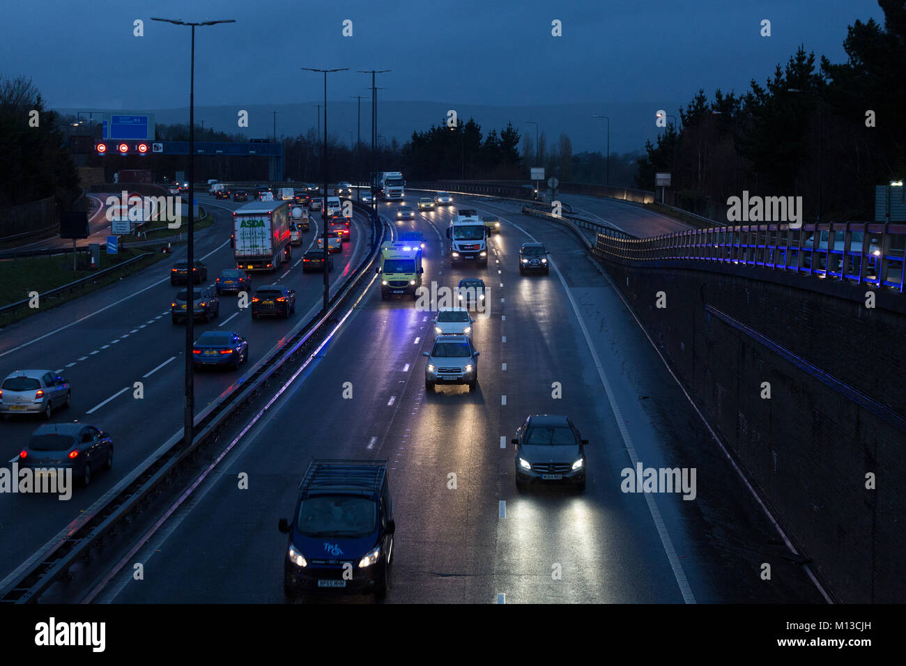 M4 newport wales hi-res stock photography and images - Alamy