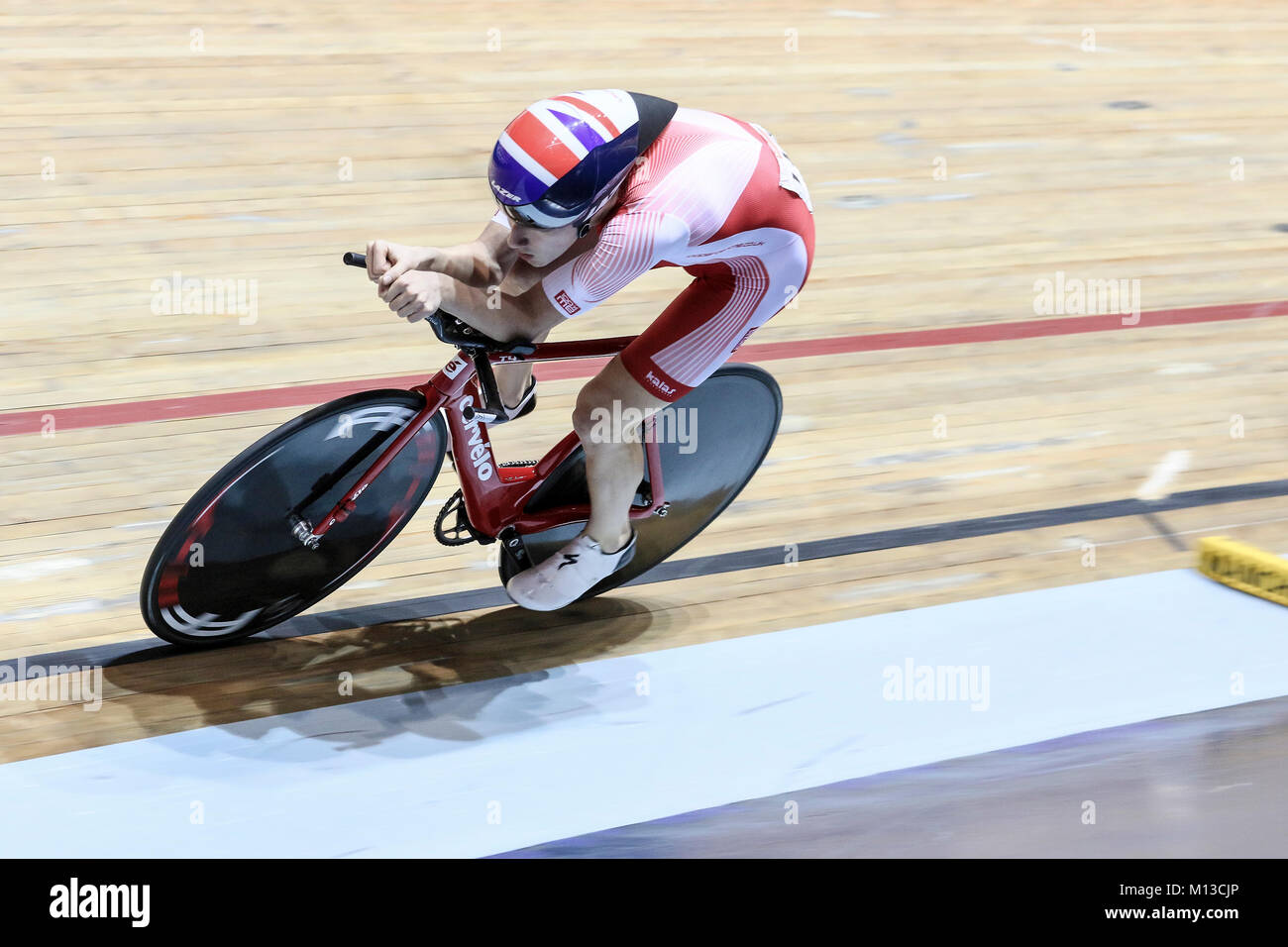 Manchester, UK. 26th Jan, 2018. Ethan Hayter competes in the men's ...