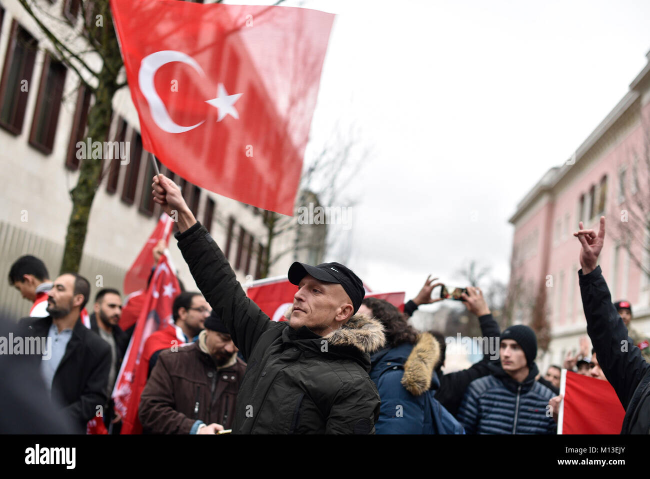 Turkish nationalist flag hi-res stock photography and images - Alamy