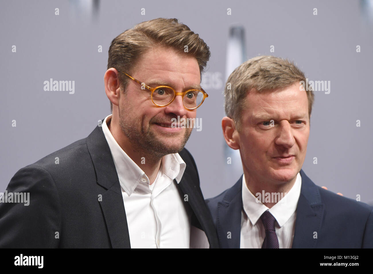 Cologne, Germany. 26th Jan, 2018. Comedian Max Giermann and the actor ...