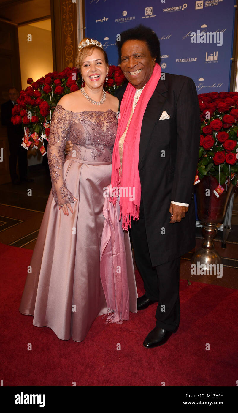 Dresden, Germany. 26th Jan, 2018. The singer Roberto Blanco and his ...