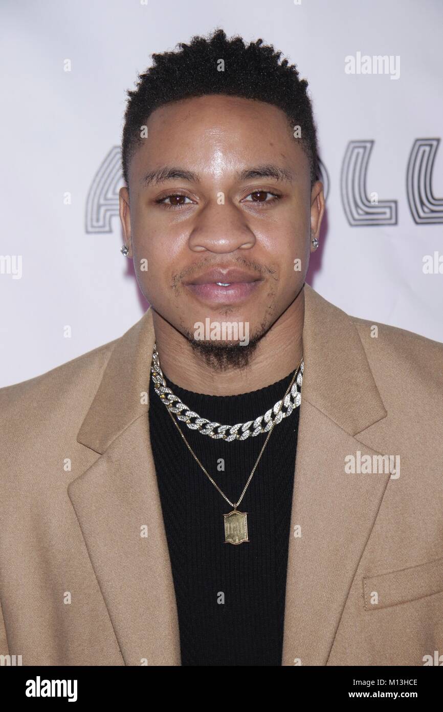 New York, NY, USA. 26th Jan, 2018. Rotimi at Apollo Theater Inaugural ...