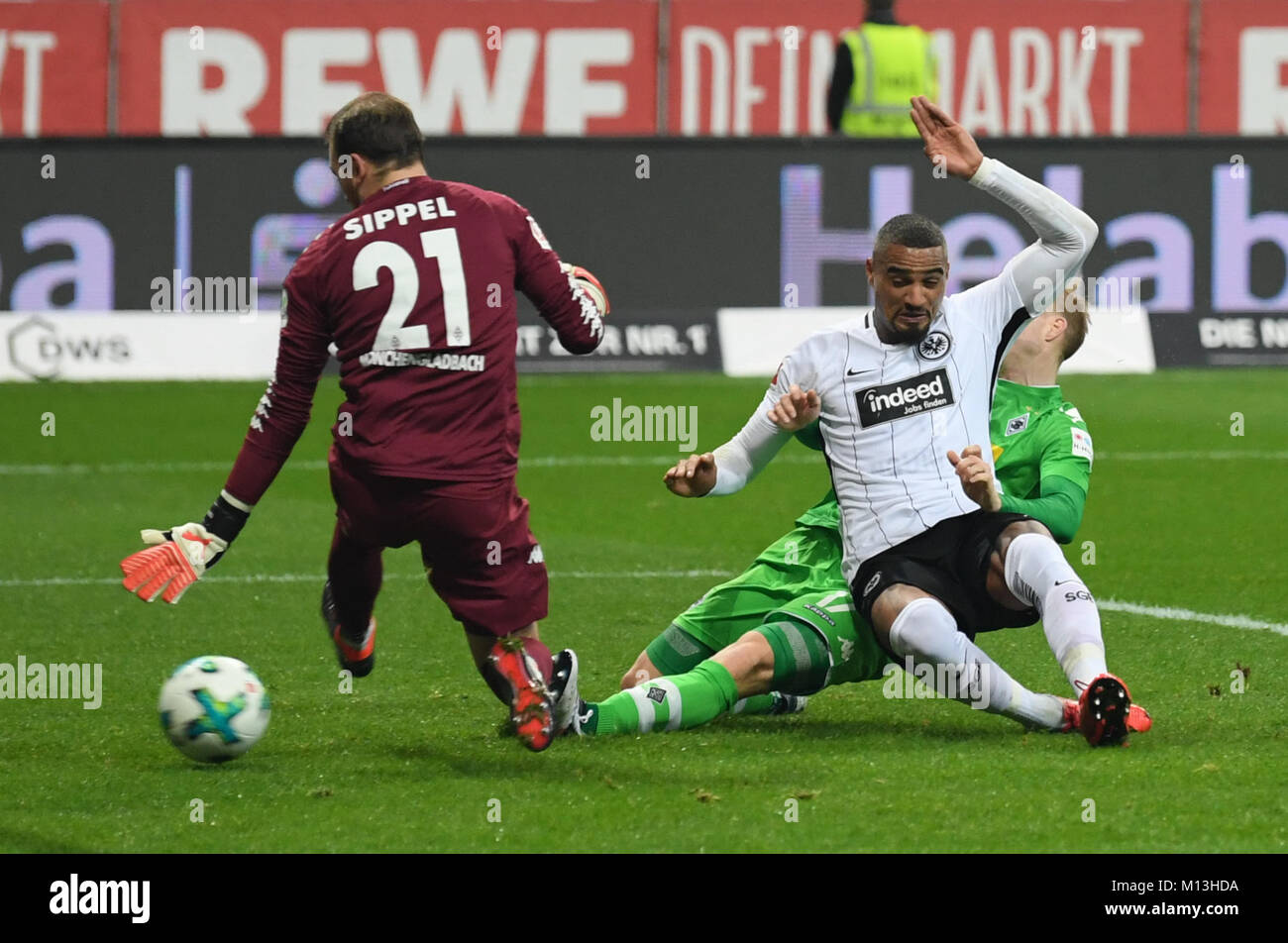 Frankfurt am Main, Germany. 26th Jan, 2018. Frankfurt's Kevin-Prince ...