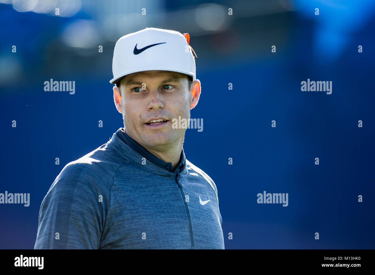 San Diego, USA. 25th Jan, 2018. Nick Watney on 1st hole during opening ...