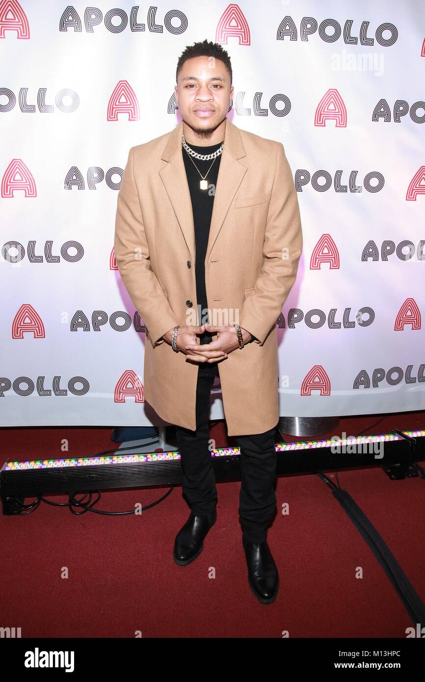 New York, NY, USA. 26th Jan, 2018. Rotimi at arrivals for Apollo ...