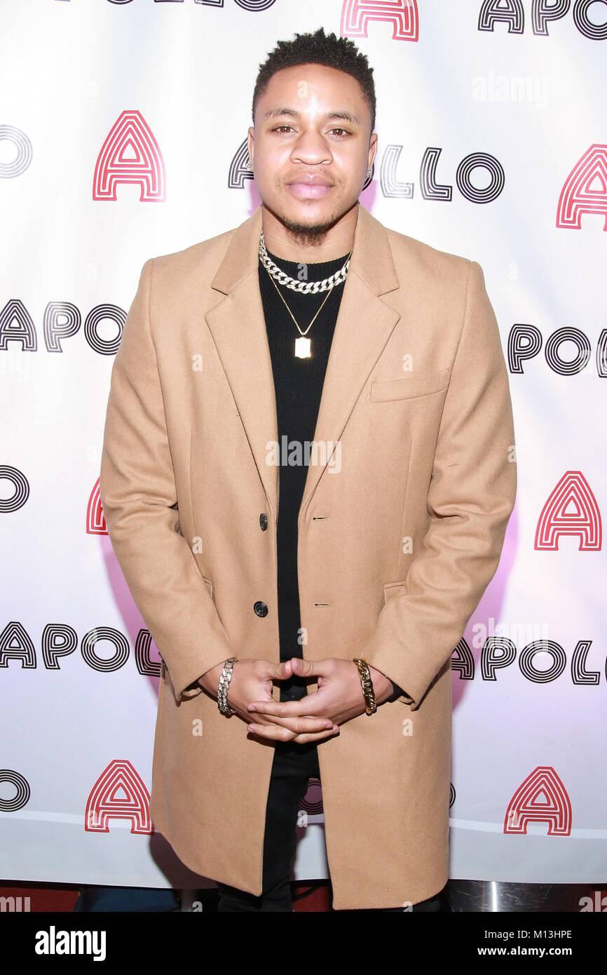 New York, NY, USA. 26th Jan, 2018. Rotimi at arrivals for Apollo ...