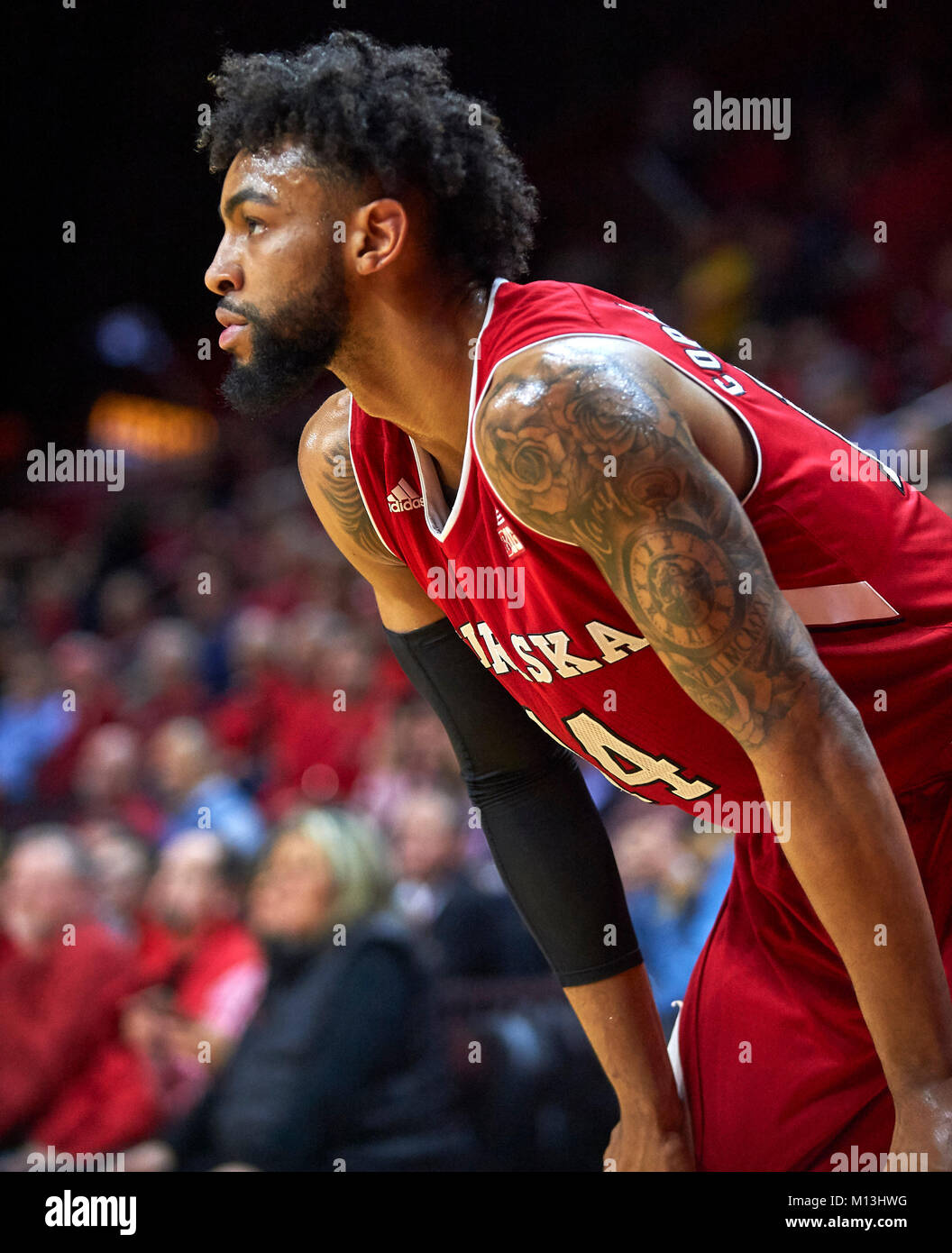 Piscataway, New Jersey, USA. 26th Jan, 2018. Nebraska Cornhuskers ...