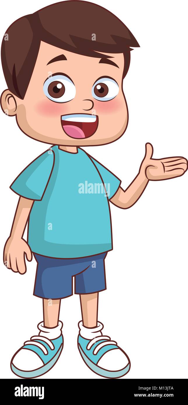 Cute school boy cartoon Stock Vector Image & Art - Alamy