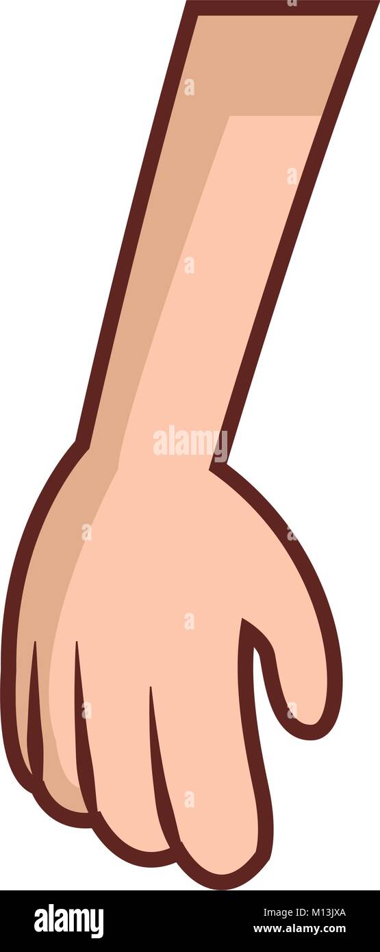 Hand cartoon symbol Stock Vector Image & Art - Alamy