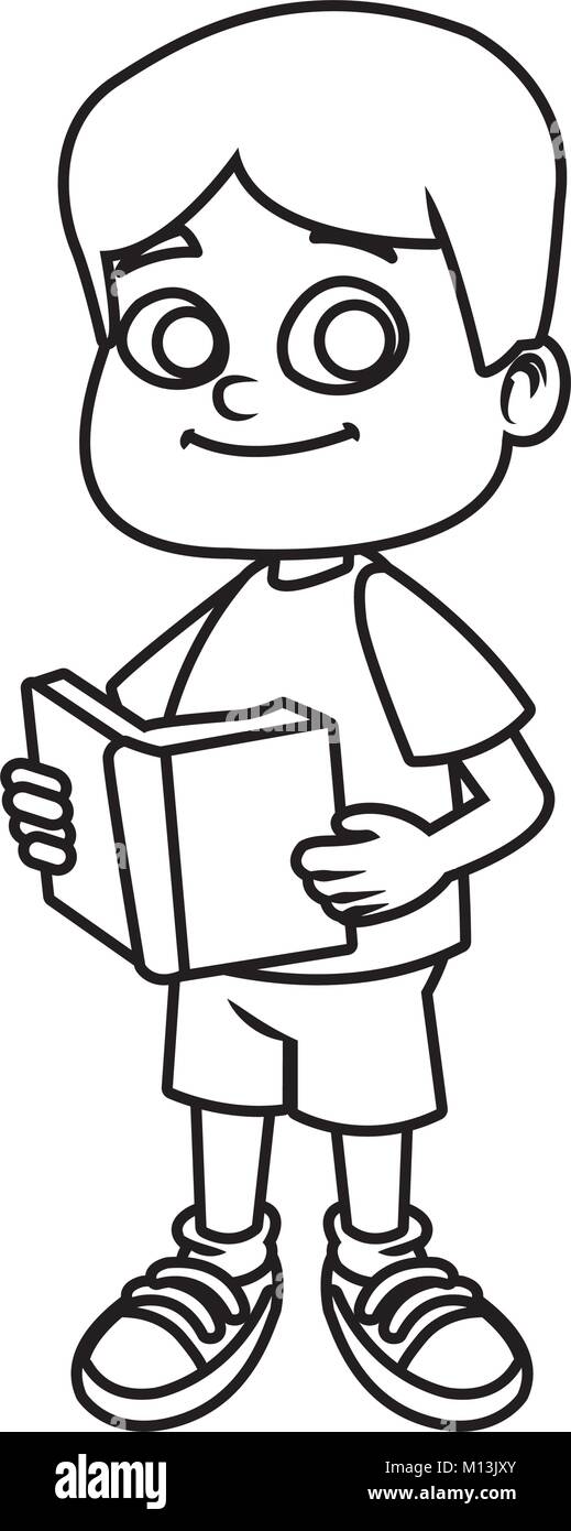 Cute school boy cartoon Stock Vector Image & Art - Alamy