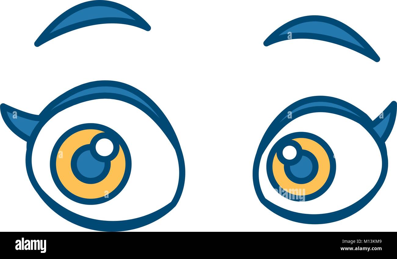 Woman eyes cartoon Stock Vector Image & Art - Alamy