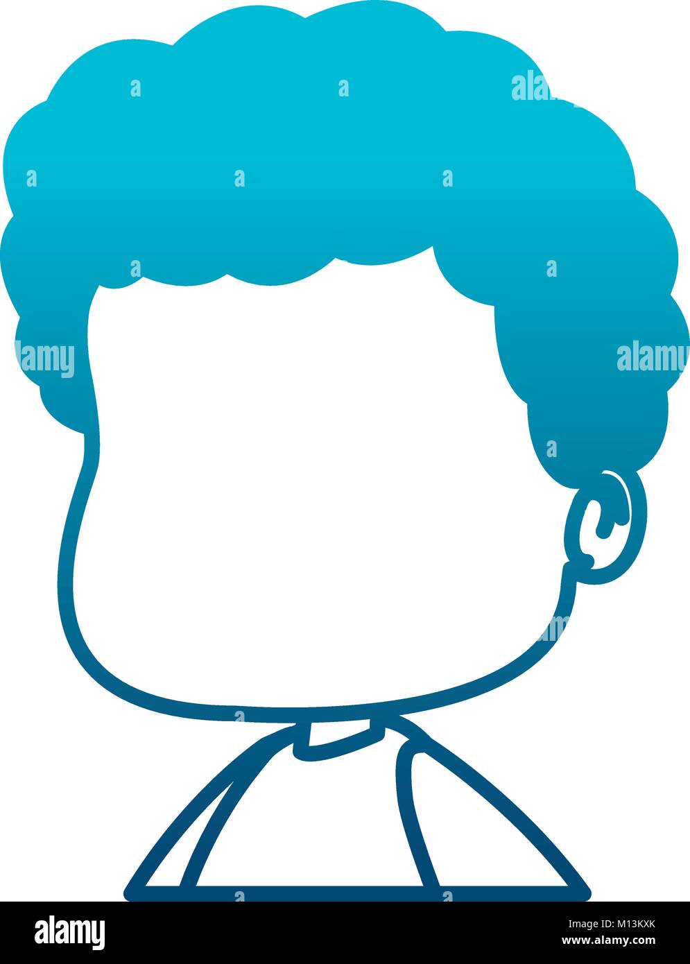 Faceless boy cartoon Stock Vector Image & Art - Alamy