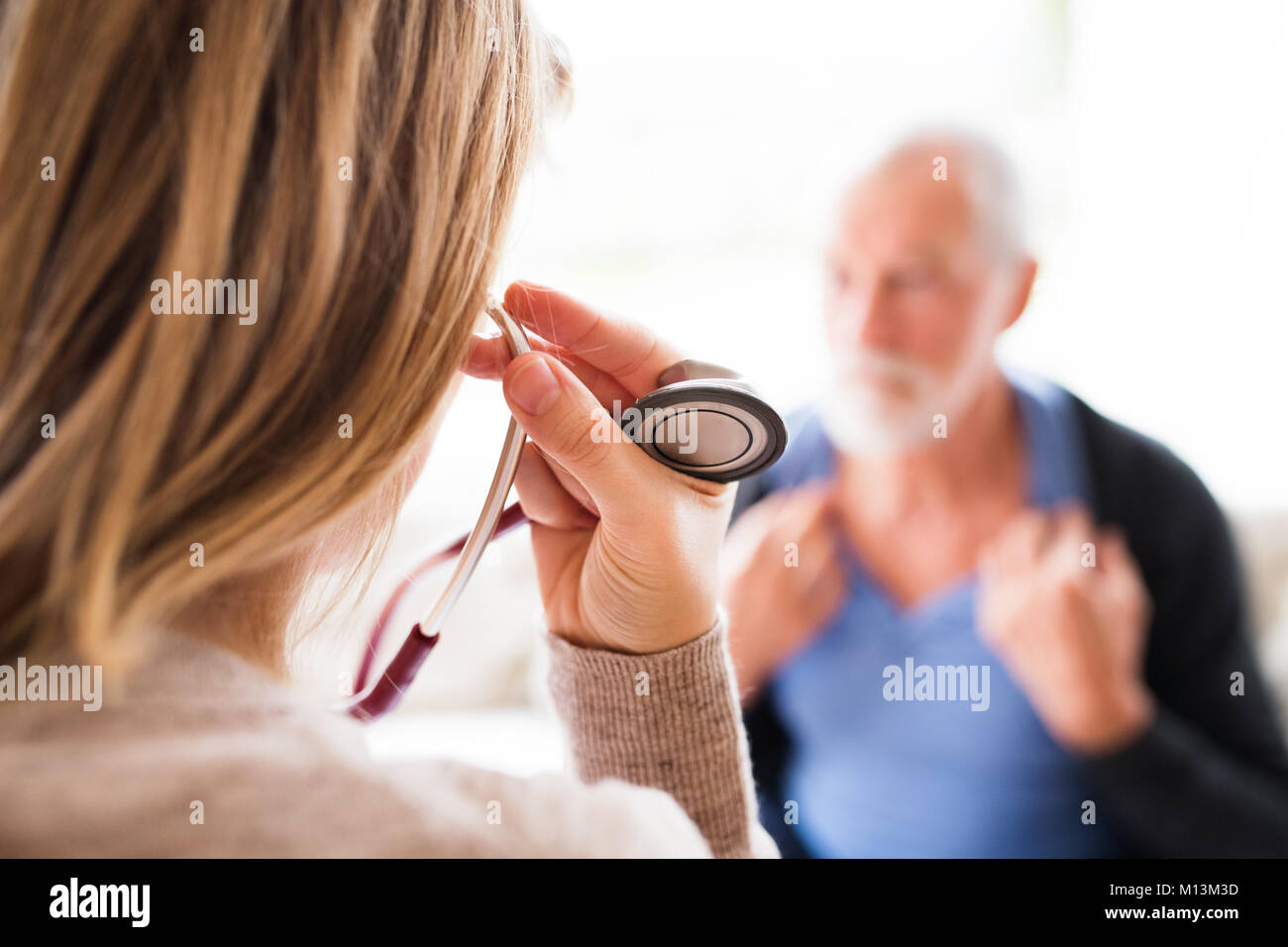 Elderly male visitor hi-res stock photography and images - Alamy