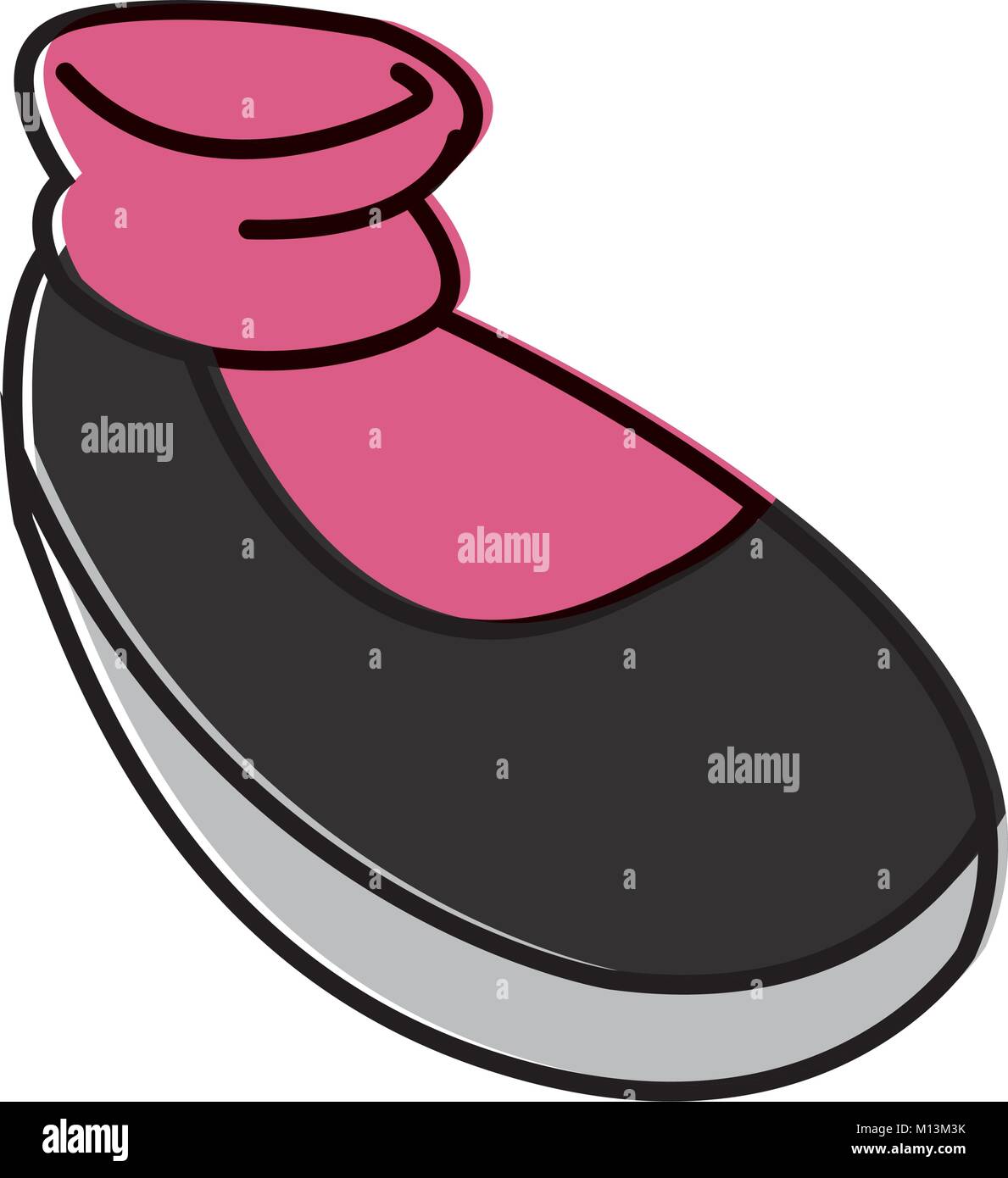 Girl shoe cartoon Stock Vector Image & Art - Alamy