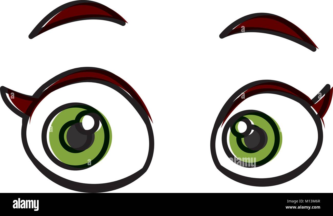 Woman eyes cartoon Stock Vector Image & Art - Alamy