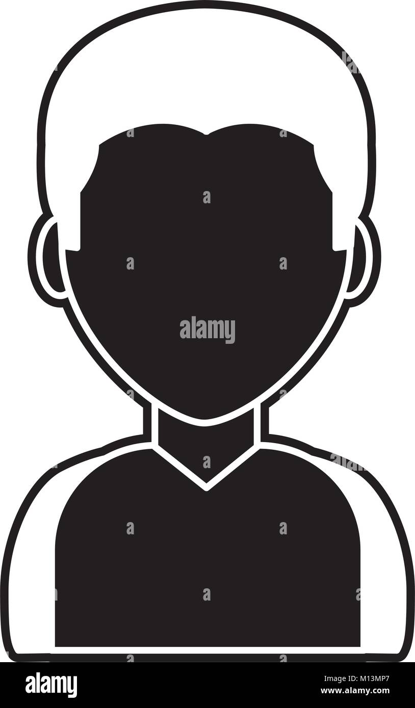 Boy avatar of kid childhood and little people theme Isolated design ...