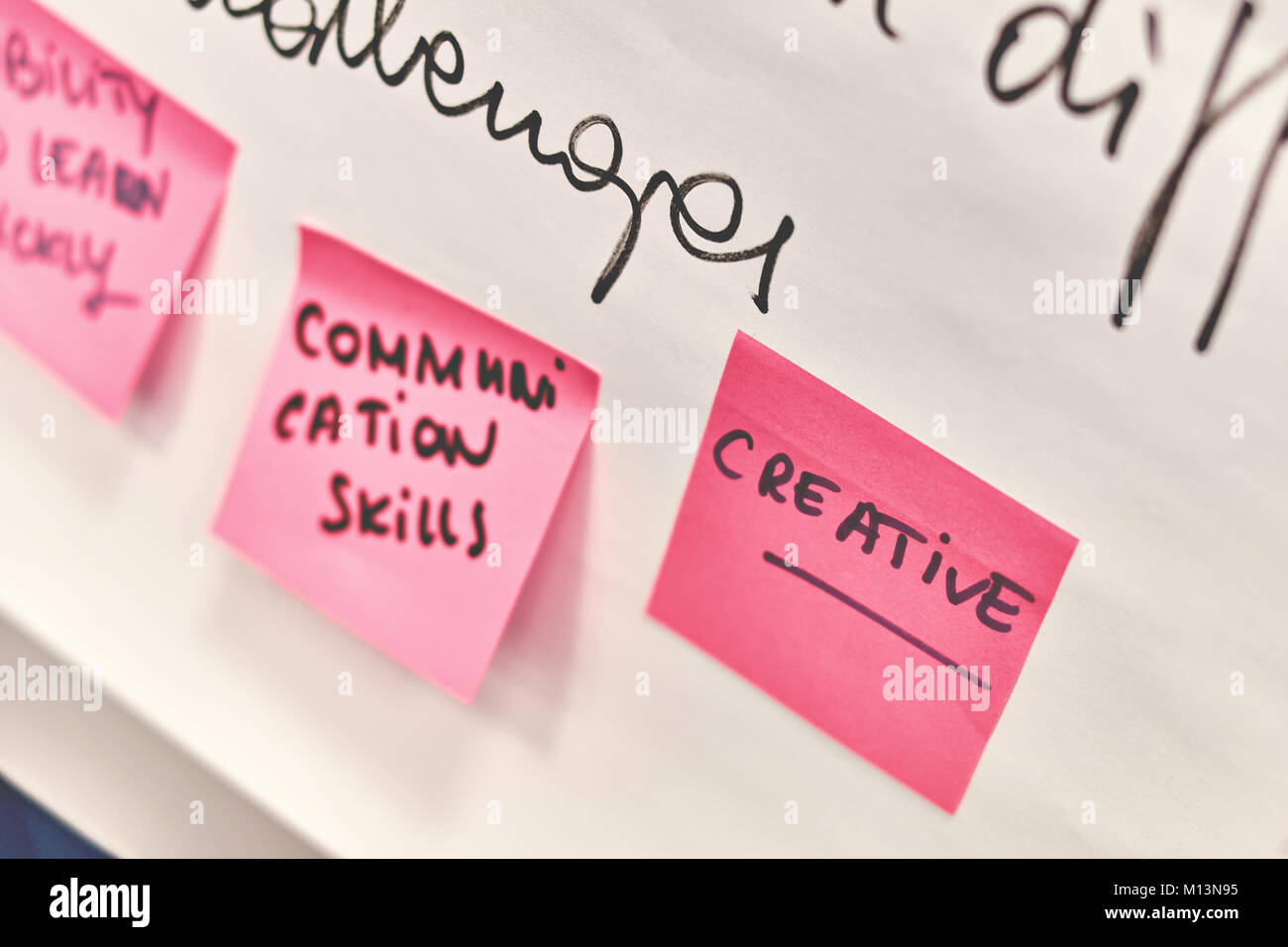 Flip chart presentation university hi-res stock photography and images ...