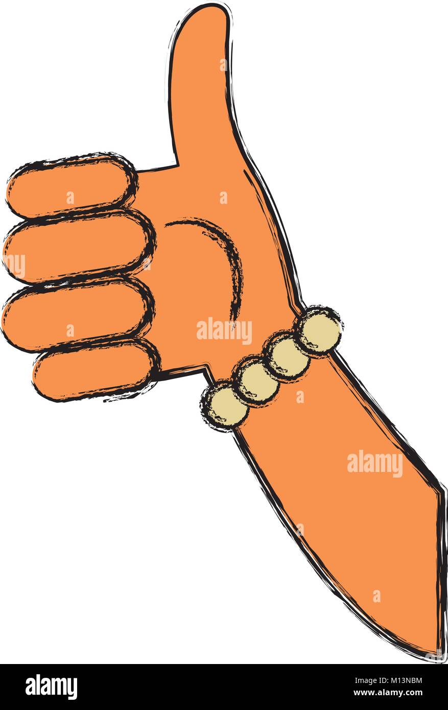 Hand thumb up like cartoon Stock Vector Image & Art - Alamy