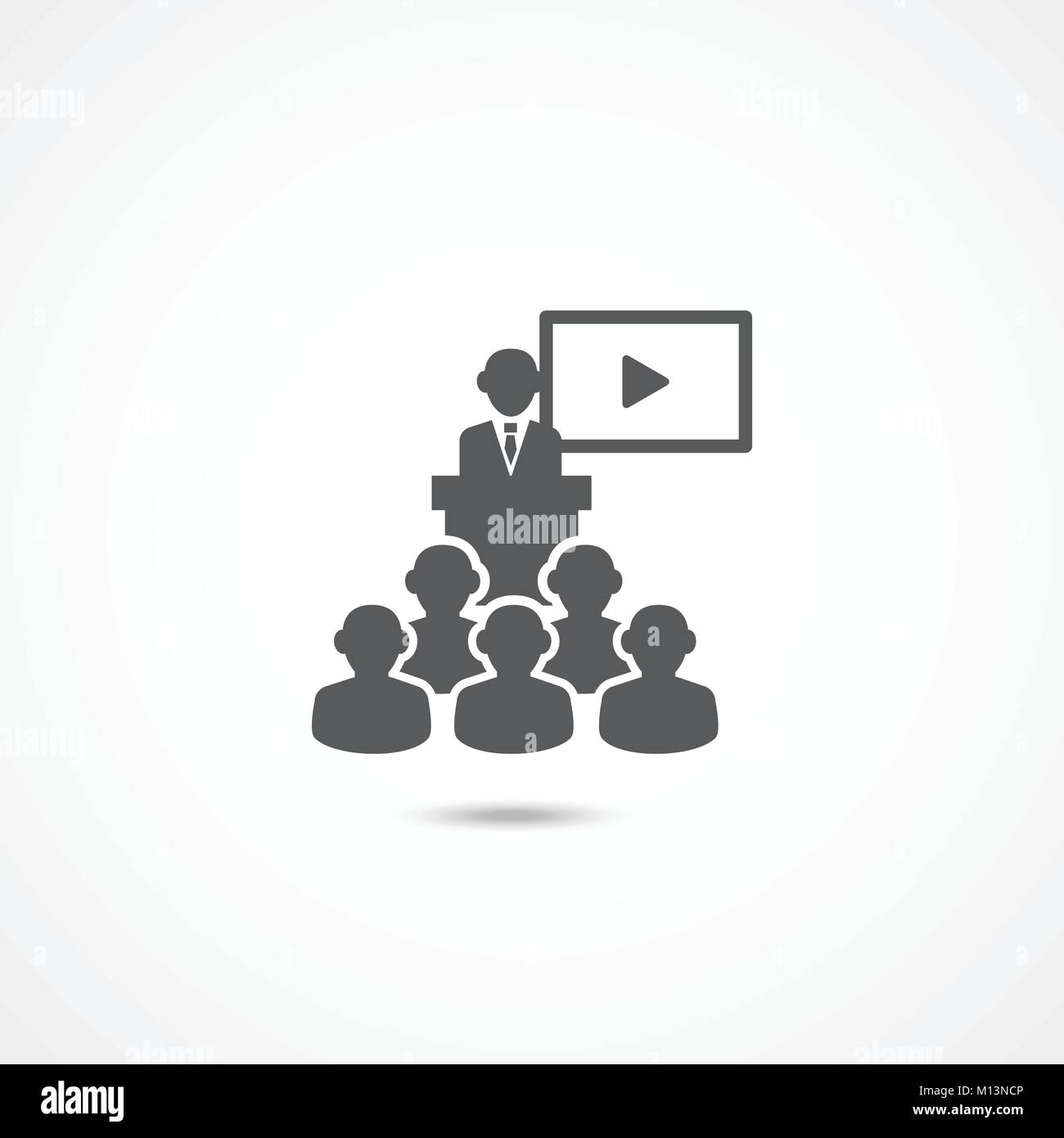 Business presentation icon Stock Vector Image & Art - Alamy