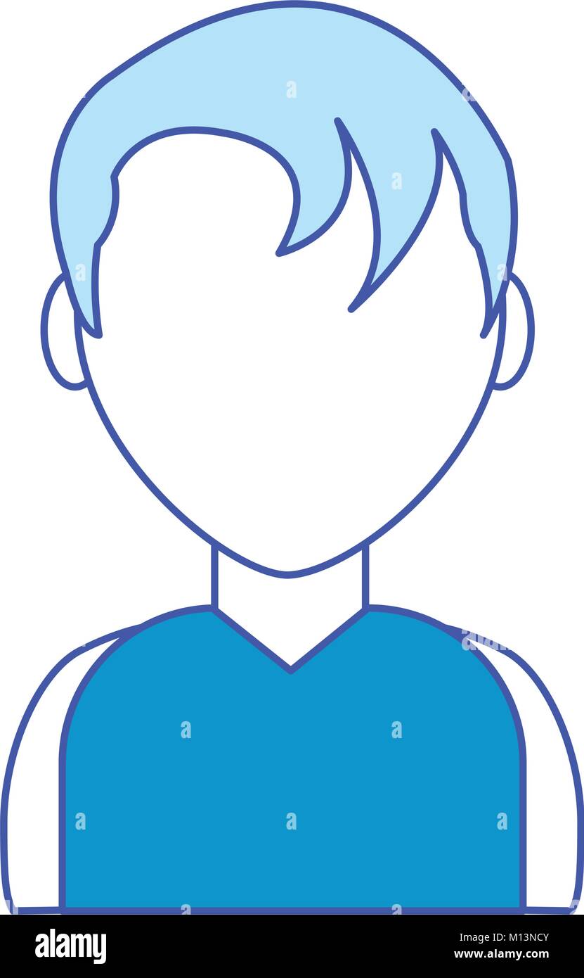 Boy avatar of kid childhood and little people theme Isolated design ...