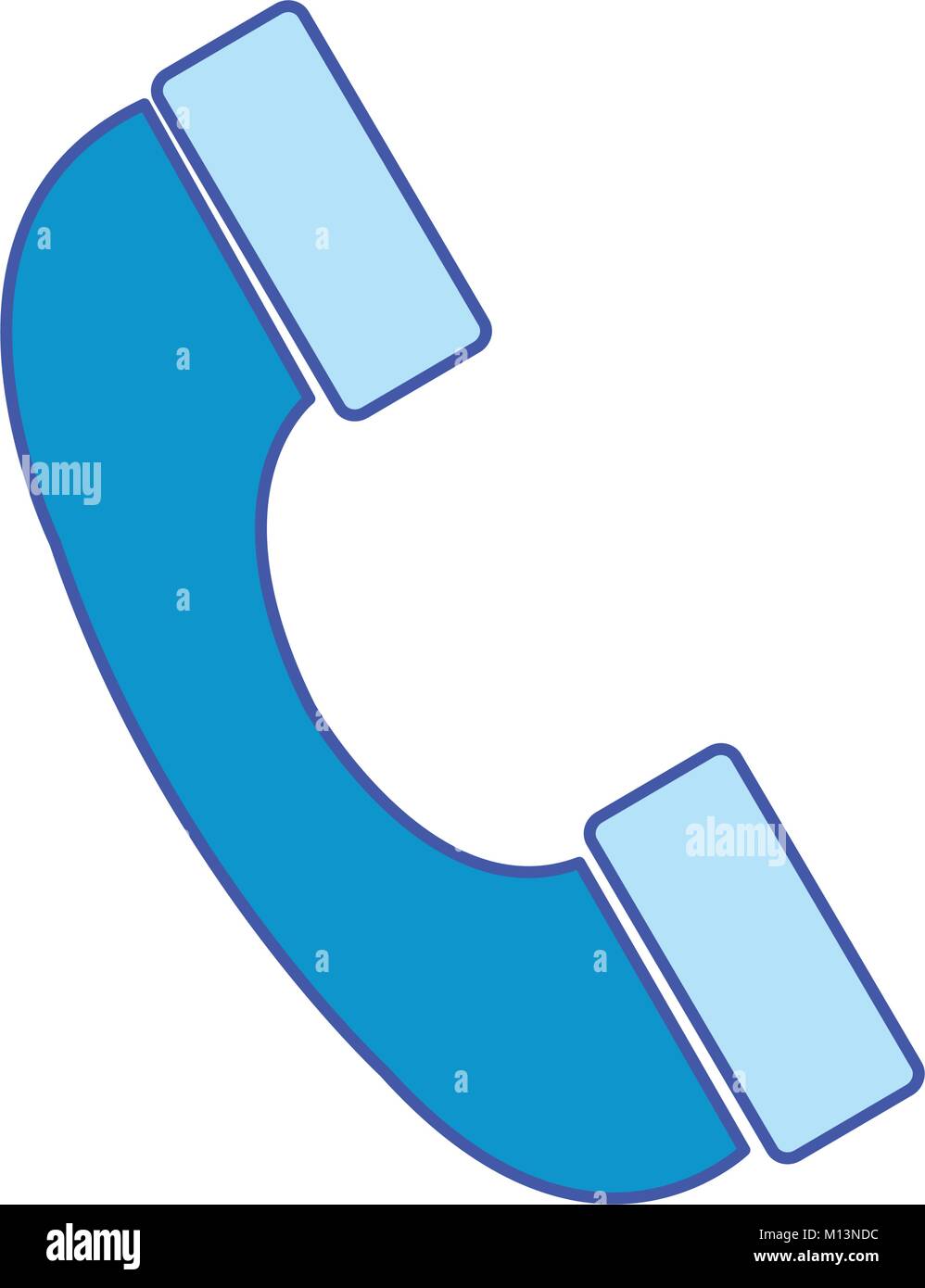 Phone of call telephone and communication theme Isolated design Vector ...