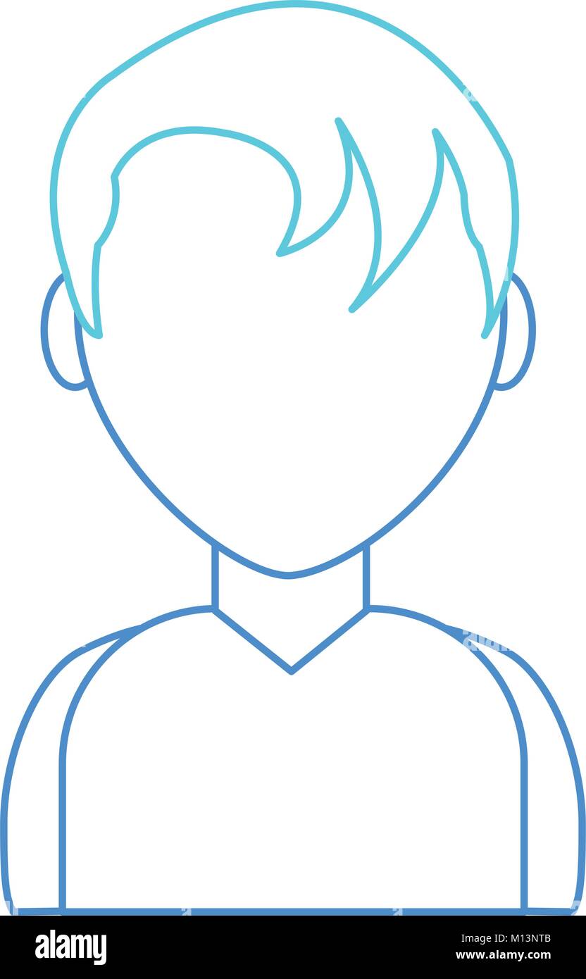 Boy avatar of kid childhood and little people theme Isolated design ...