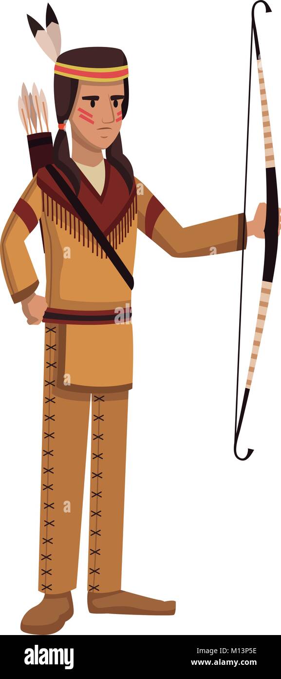 Native american bow Stock Vector Images - Alamy