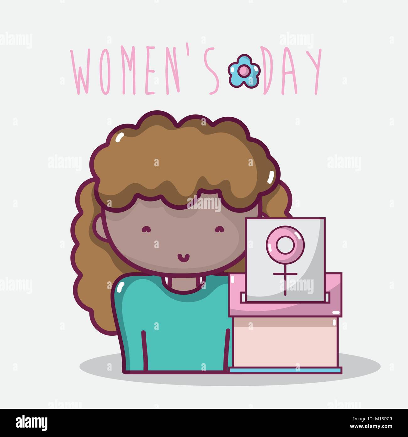womens day celebration symbol design vector illustration Stock Vector ...