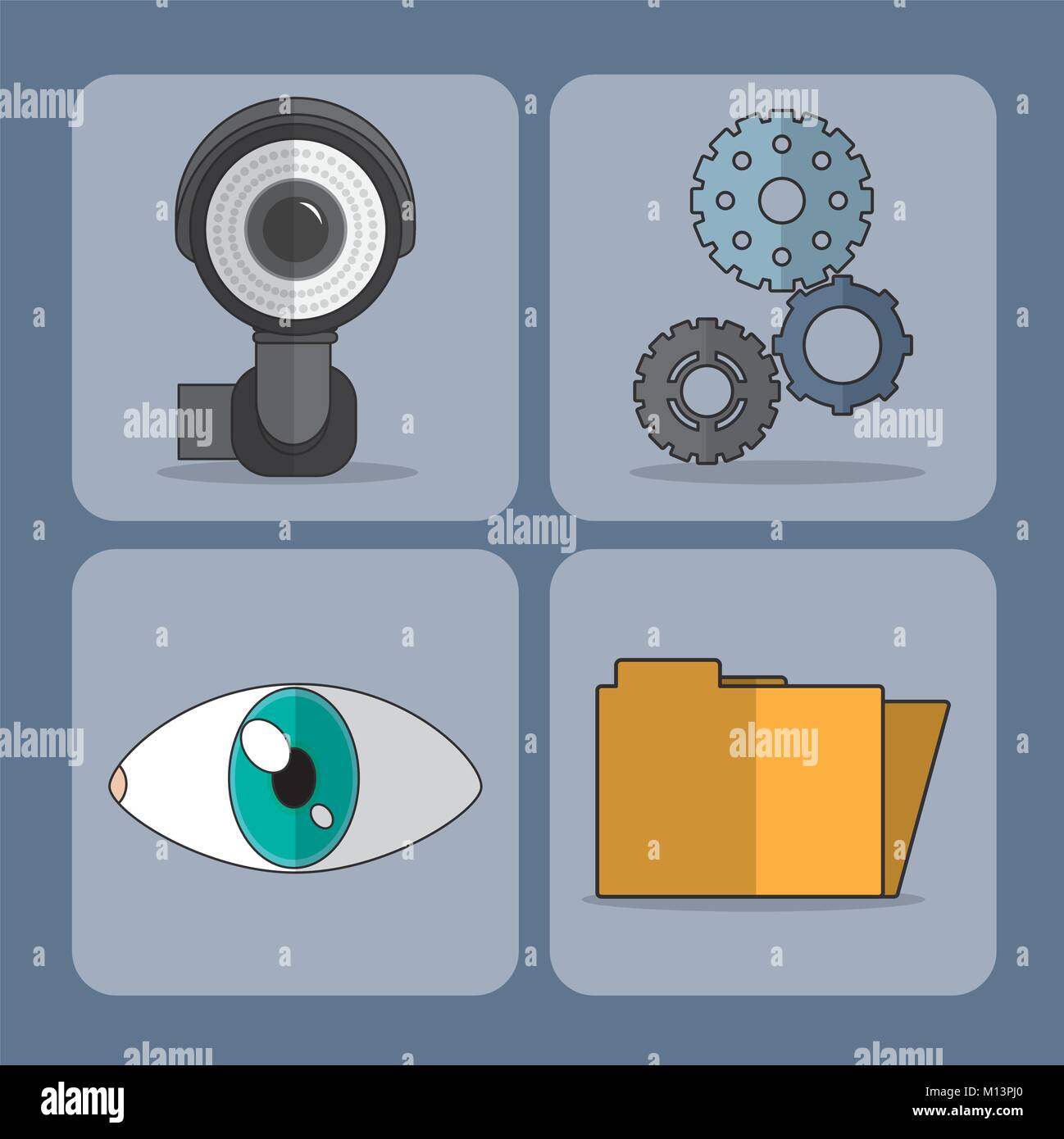 Security system design Stock Vector Image & Art - Alamy