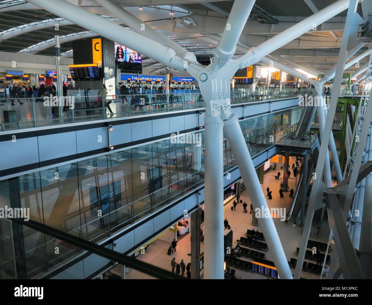 Heathrow Airport Terminal 5 High Resolution Stock Photography and ...