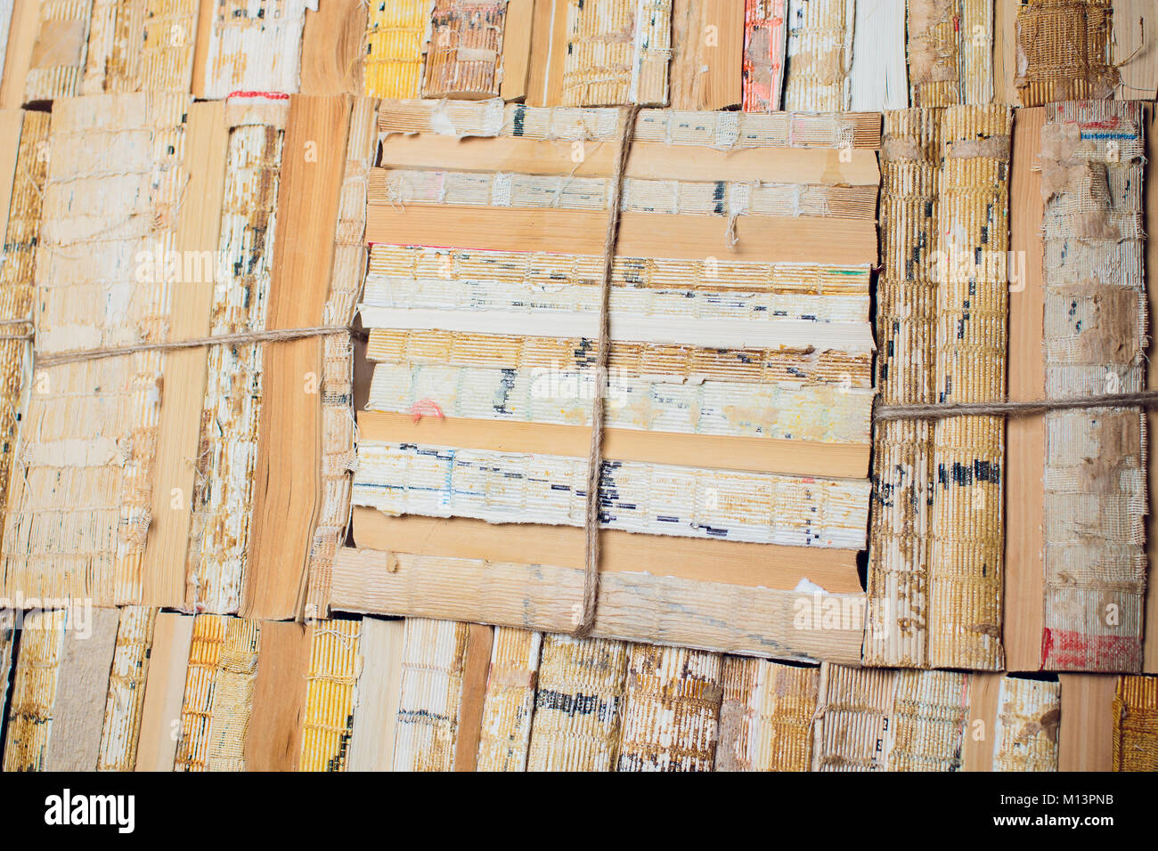 Closeup of old book pages texture Stock Photo - Alamy