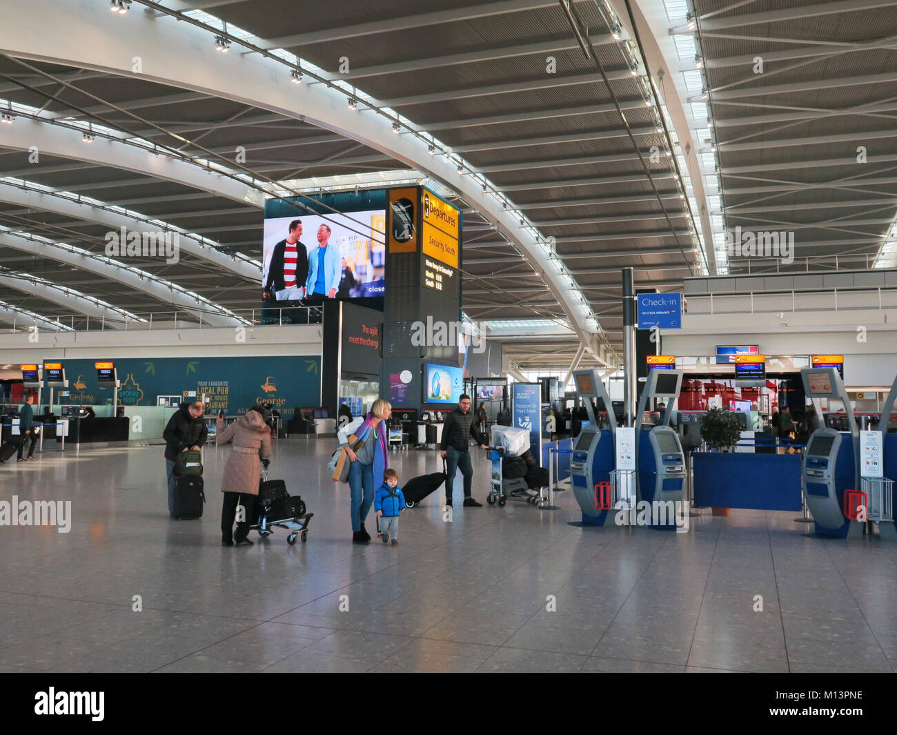 Airport Terminal For Departures High Resolution Stock Photography and ...