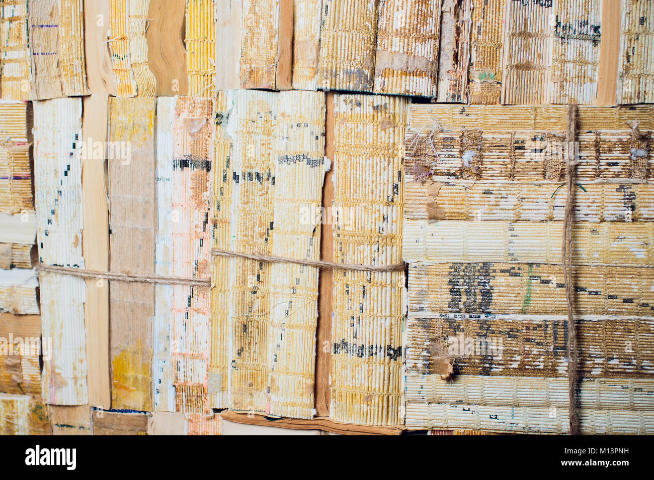 Closeup of old book pages texture Stock Photo - Alamy