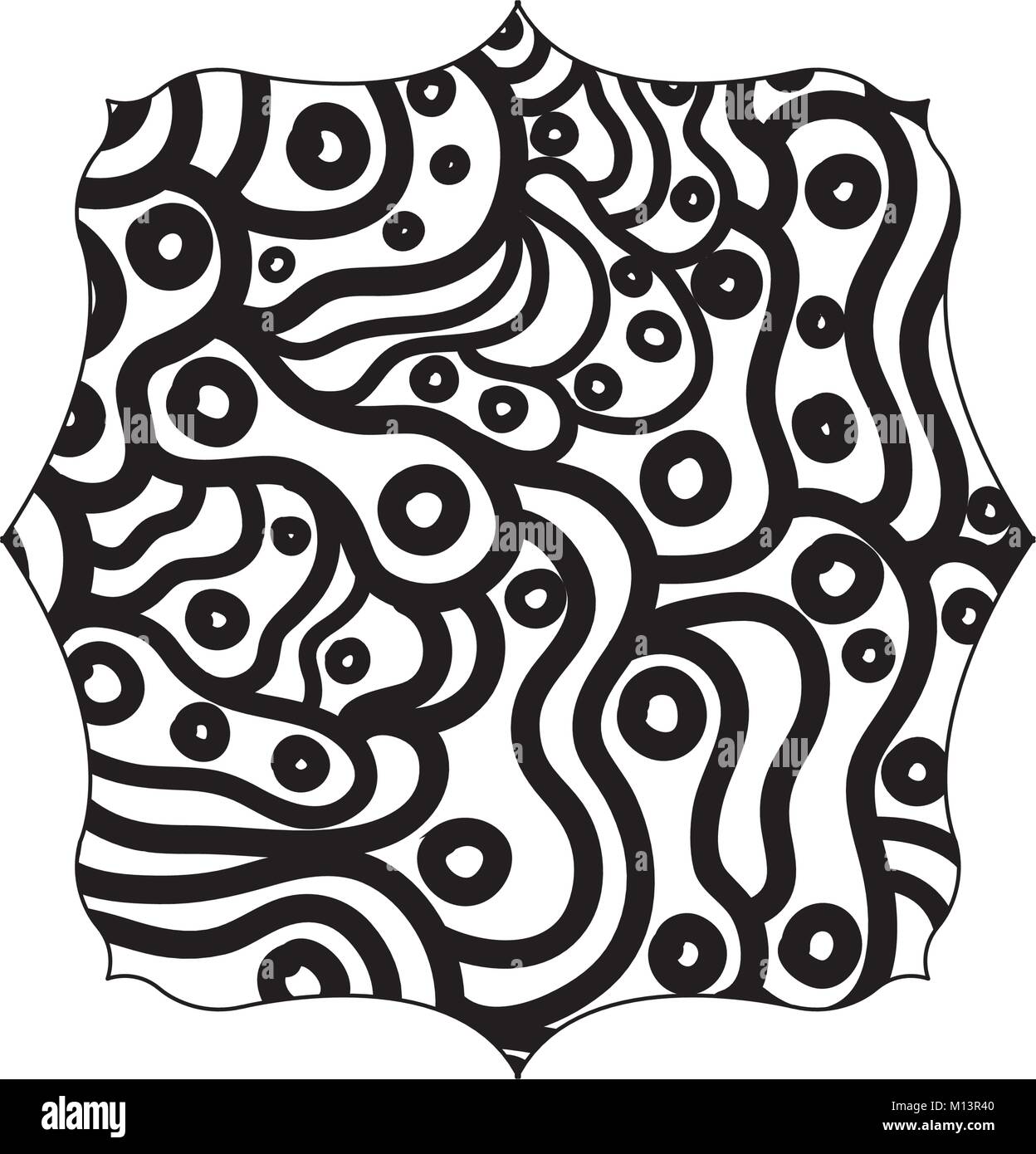 silhouette square with pattern graphic seamless background style Stock ...