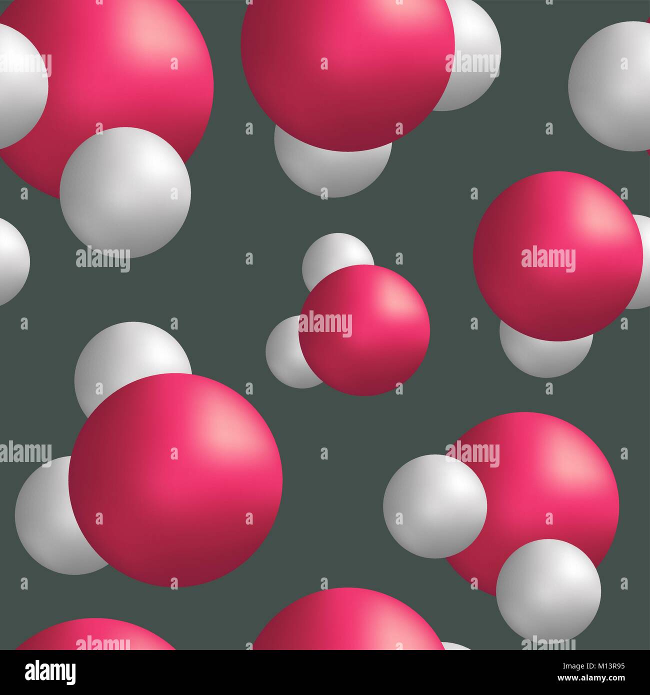 Seamless pattern water molecules, vector Stock Vector Image & Art - Alamy