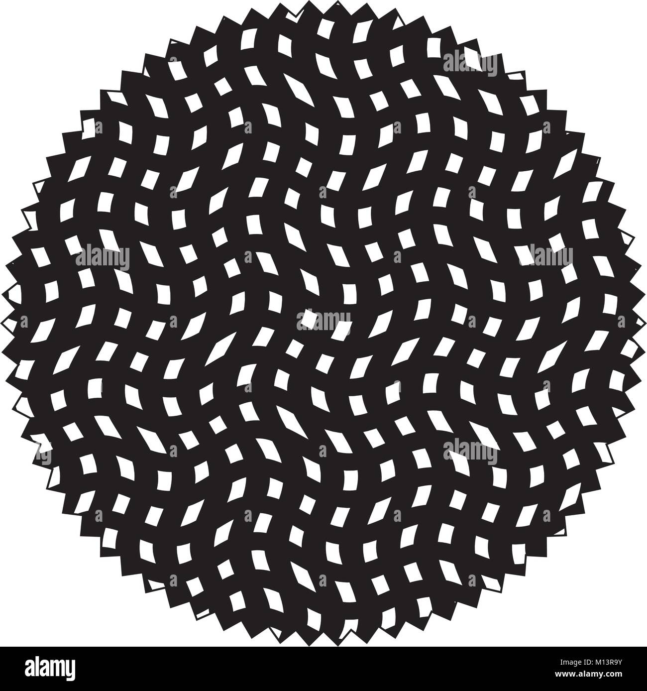 silhouette circle with pattern graphic seamless background decoration ...